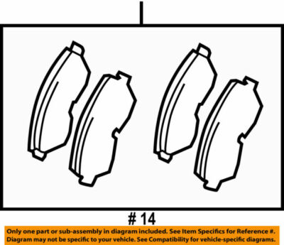 04465-35280 Toyota Pad kit, disc brake, front 0446535280, New Genuine ...