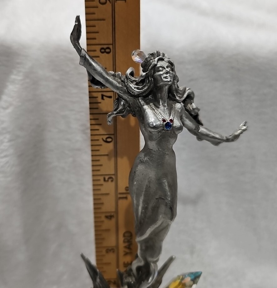 Enchantress Goddess Figurine Princess By Ray Lamb, Perth Pewter 1987 ...