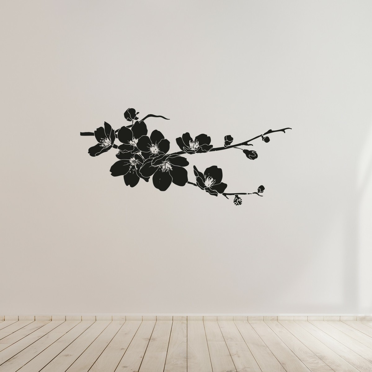 Cherry Blossom Vinyl Wall Art Large Tree Wall Decal With Branches
