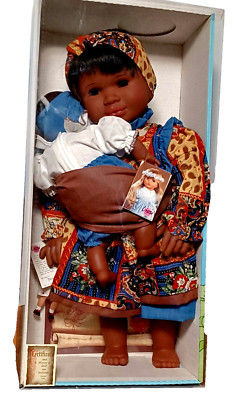 Lissi Doll DOLMI WITH BABY AYSHIA Vinyl Doll LIMITED TO 5000 IN 1994 ...
