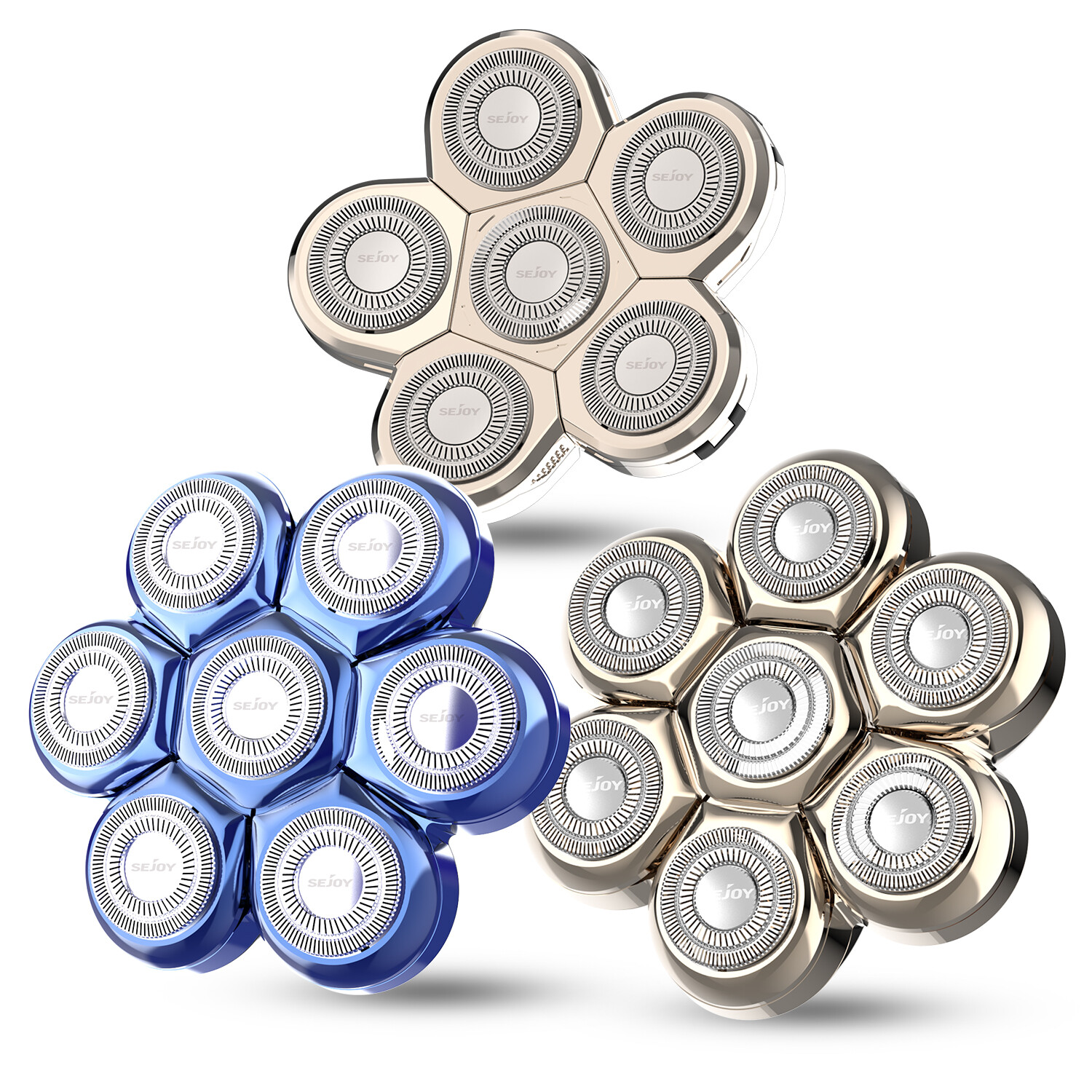 Replacement Shaver Head 6D 7D Floating Shaving Waterproof Electric ...