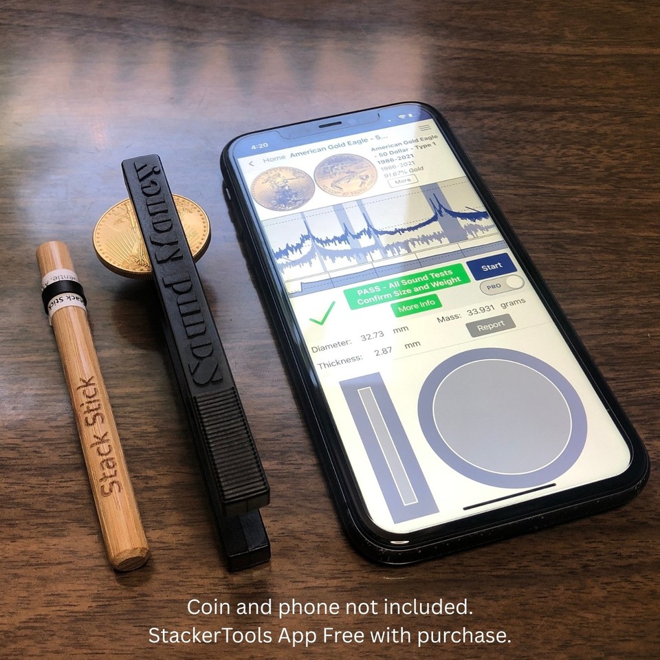 The Pocket Pinger w/ Stack Stick - Coin Ping Test, Coin Pinger | eBay