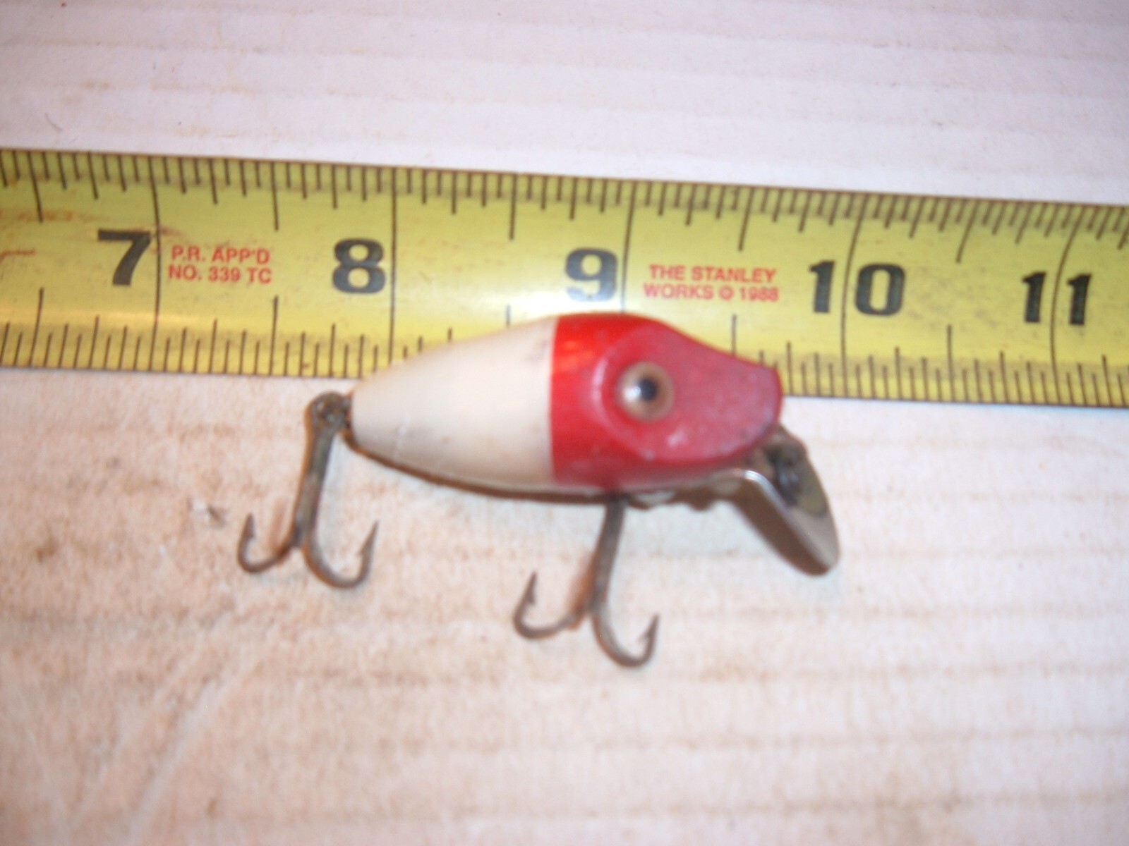 VINTAGE HEDDON MIDGET DIGIT GOLD EYES FISHING LURE | eBay