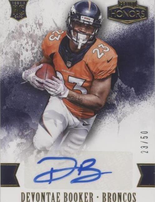 2016 Panini Honors - Rookie Autographs Devontae Booker #85 Gold /50 (AU ...