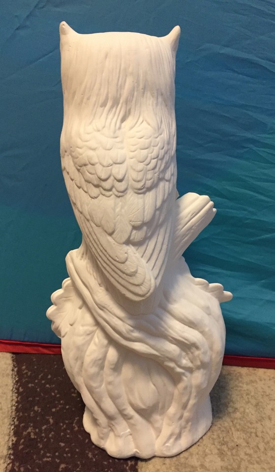 Owl Ceramic Bisque~ Ready to Paint- 12" Tall Owl Clock * | eBay