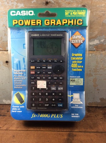 NEW Casio FX-7400G Plus Power Graphic Calculator & Manual Sealed ...