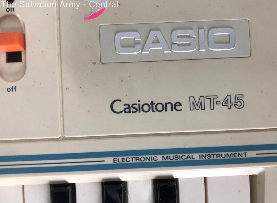 Vintage Casio Casiotone MT-45 White Built-In Effects Electronic ...