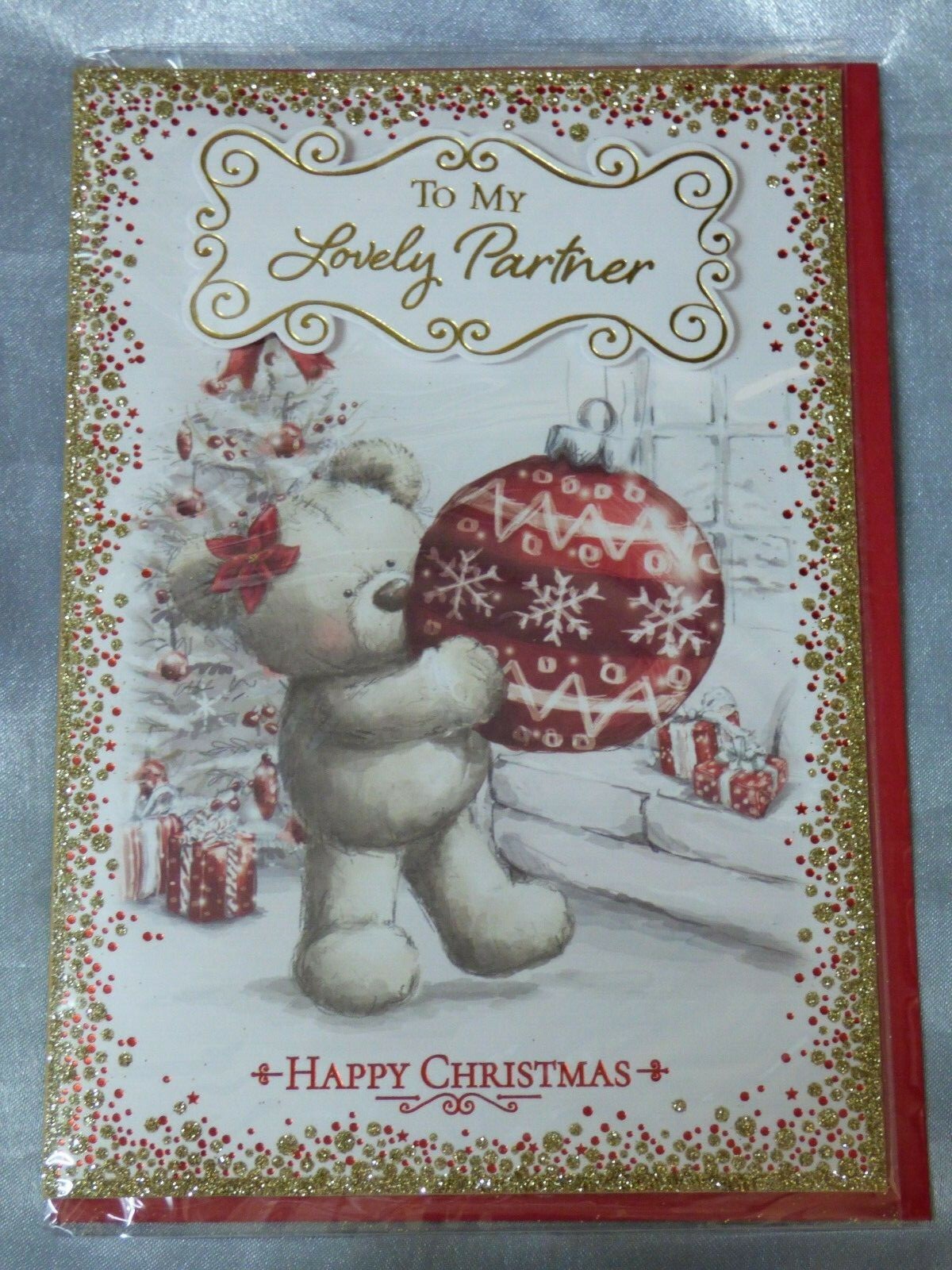 CHRISTMAS CARD PARTNER TRADITIONAL CUTE PARTNER MALE FEMALE TOP QUALITY ...