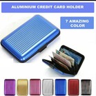Aluminum Credit Card Holders RFID Blocking Business Card Case Security ...