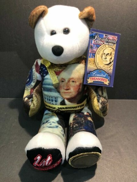 Limited Treasures Presidential Coin Bear 1st President George ...