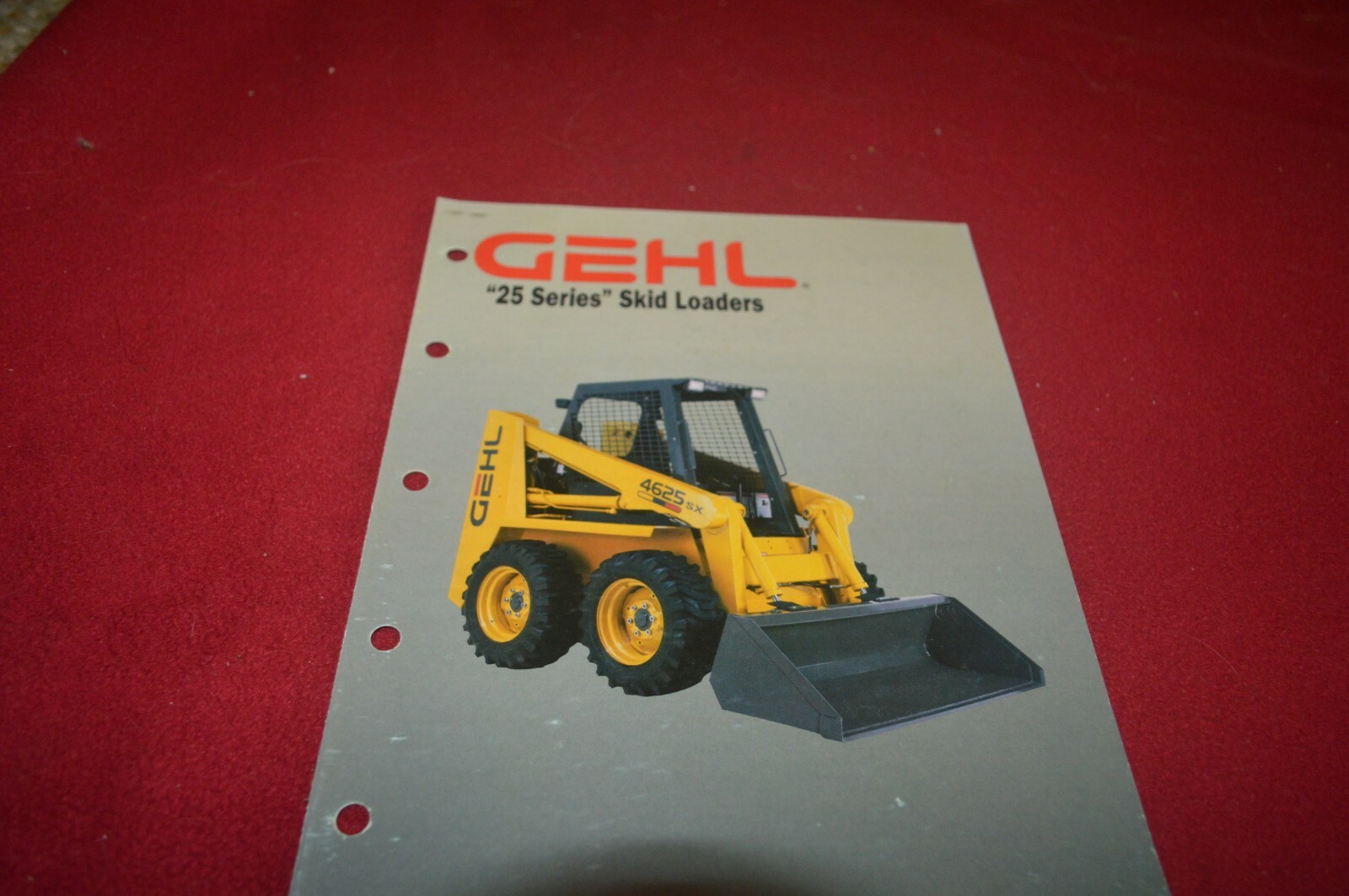 Gehl 3725 3825 4525 4625 Skid Steer Loader Dealer Brochure WSVA | eBay
