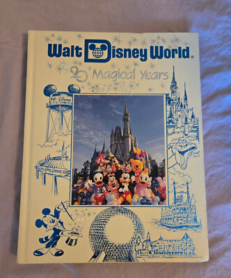 Walt Disney World 20 Magical Years 1992 Vintage Hard Cover Book Epcot ...