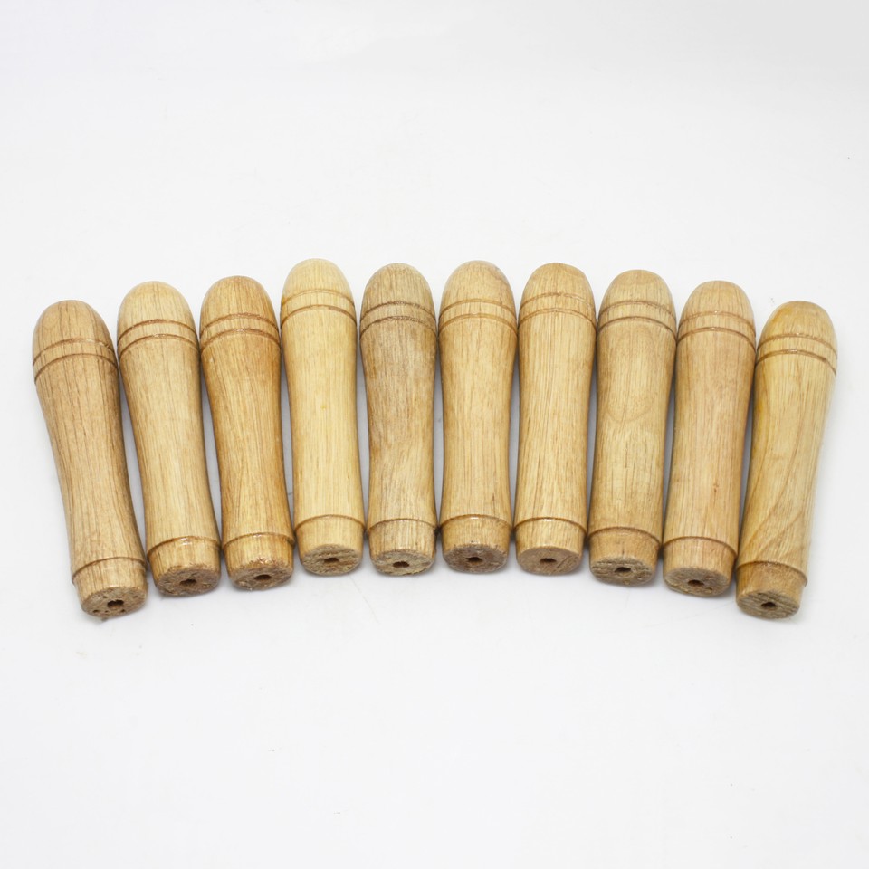 4PCS 90mm Length Wooden File Handle Fit For File Tool Hardwood DIY High ...