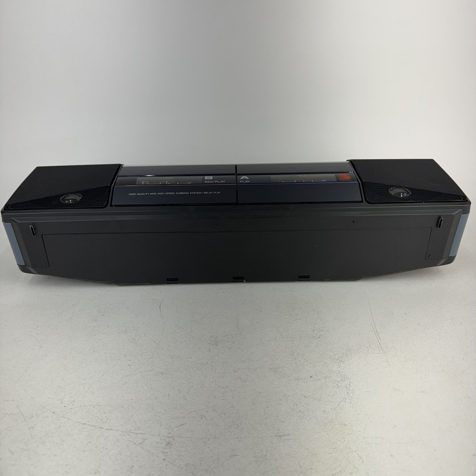 Vtg Sony Sound Rider Dual Cassette Tape Player Boombox CFS-W301 RARE ...