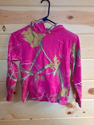 Realtree Girls L 10-12 Pink Camo Hoodie | eBay