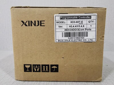 XINJE XD3-60T-E PROGRAMMABLE CONTROLLER H3.4.4/V3.4.6 | eBay