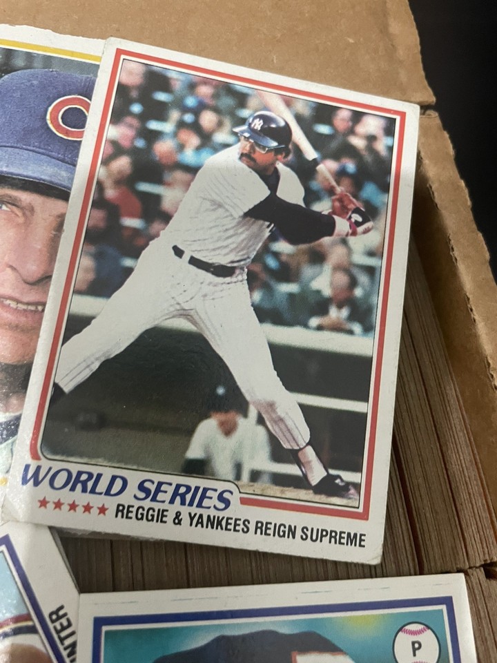 HUGE 1978 Topps Baseball Card Box Lot VINTAGE 1970s SPORTS | eBay