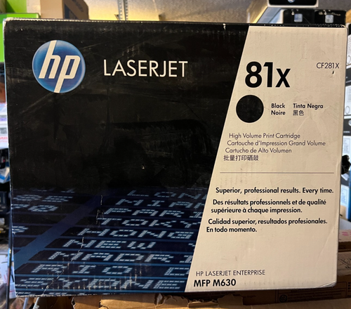 HP 81X CF281X High Yield Black Original LaserJet Toner Cartridge | eBay