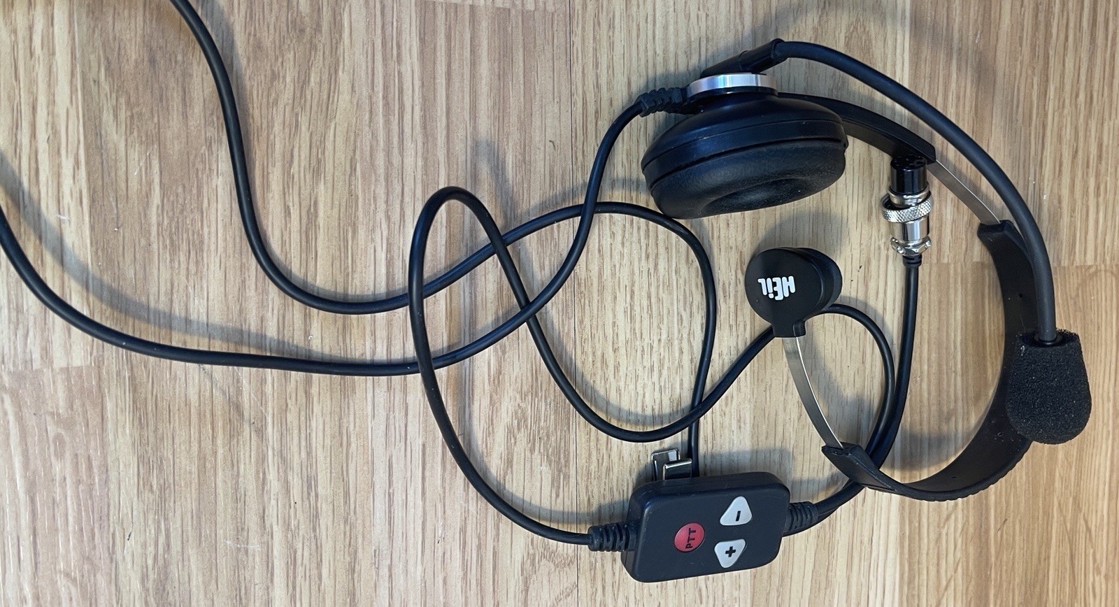 Heil Traveler Single Headphone With Boom mic And PTT Switch For Icom | eBay