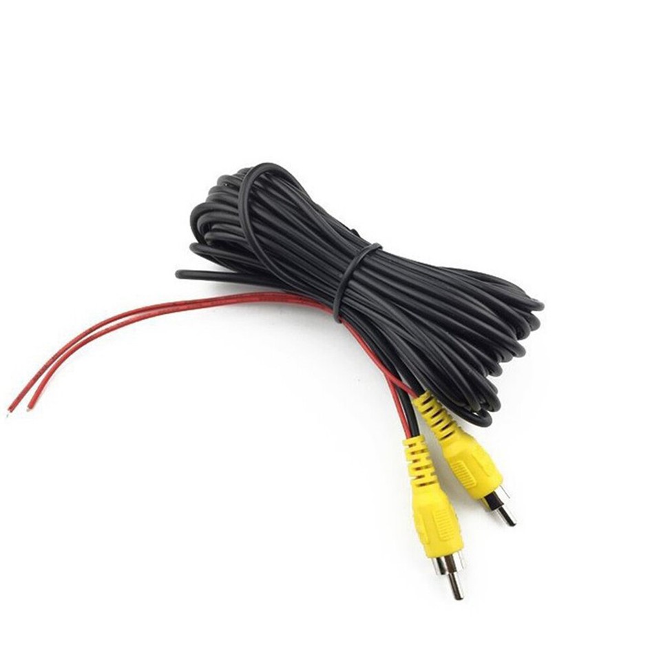 10m RCA Camera Video Cable With Reverse Trigger Red Wire Reversing ...