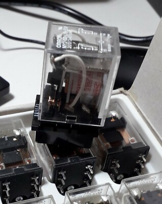 OMRON DPDT Relay MY2-02-US-SV 220V/240Vac 5A + PCB SOCKET | eBay