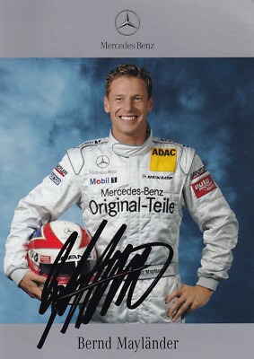 Bernd Maylander - Professional Racing Driver Signed Photo | eBay