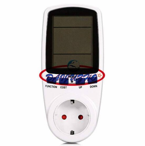230V EU Power Meter Energy Saving Monitor Voltage Watt Electric Socket ...