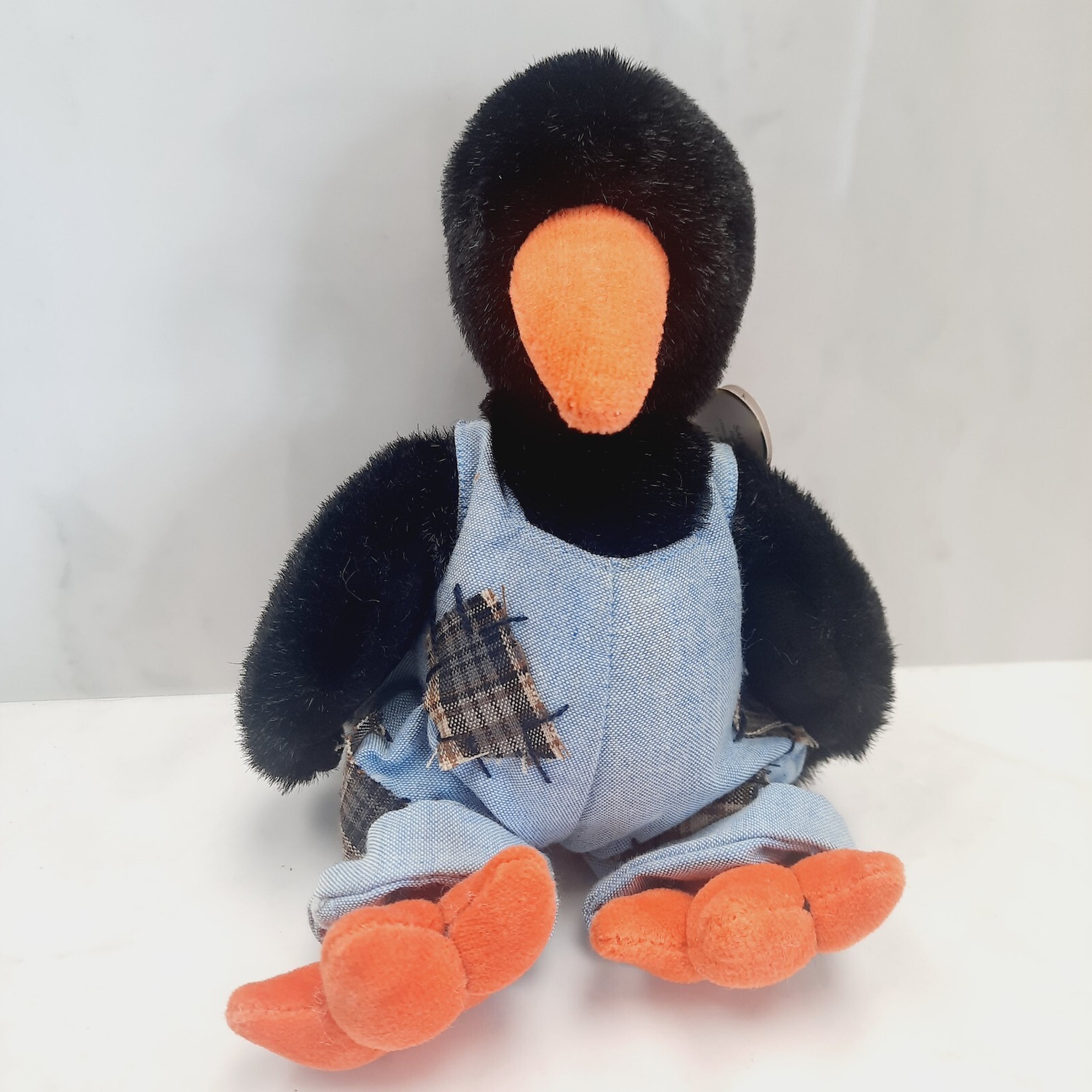 Ty Attic Treasures Cawley the Crow Bird Plush Beanie Baby 1993 Retired ...
