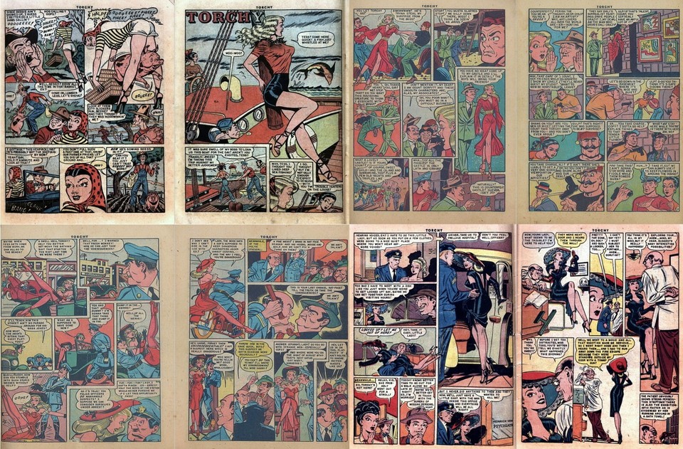 Torchy - Comic Strip Fantasy Spicy Risqué Sexy Art Magazine -6 Old Issues on DVD | eBay