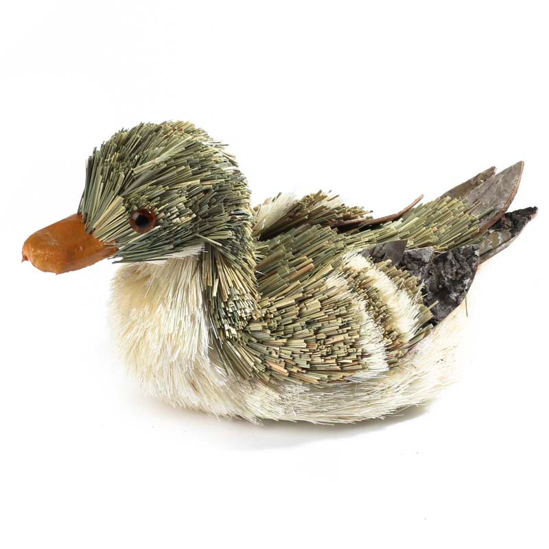 Set of 2 Artificial Natural Sisal Decorative 7" Long Sitting Ducks | eBay