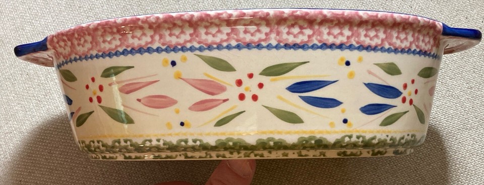 Temptations Old World Confetti Bakeware 2qt Oblong Casserole w/Lid | eBay