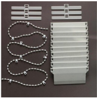 VERTICAL BLIND WEIGHTS & BOTTOM STABILISING CHAIN + HANGER REPAIR KIT ...