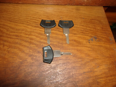 QTY (3) CURTIS PLASTIC HEAD KEY BLANKS B78, P1098WE, B78-E, GM-20, GMEW ...