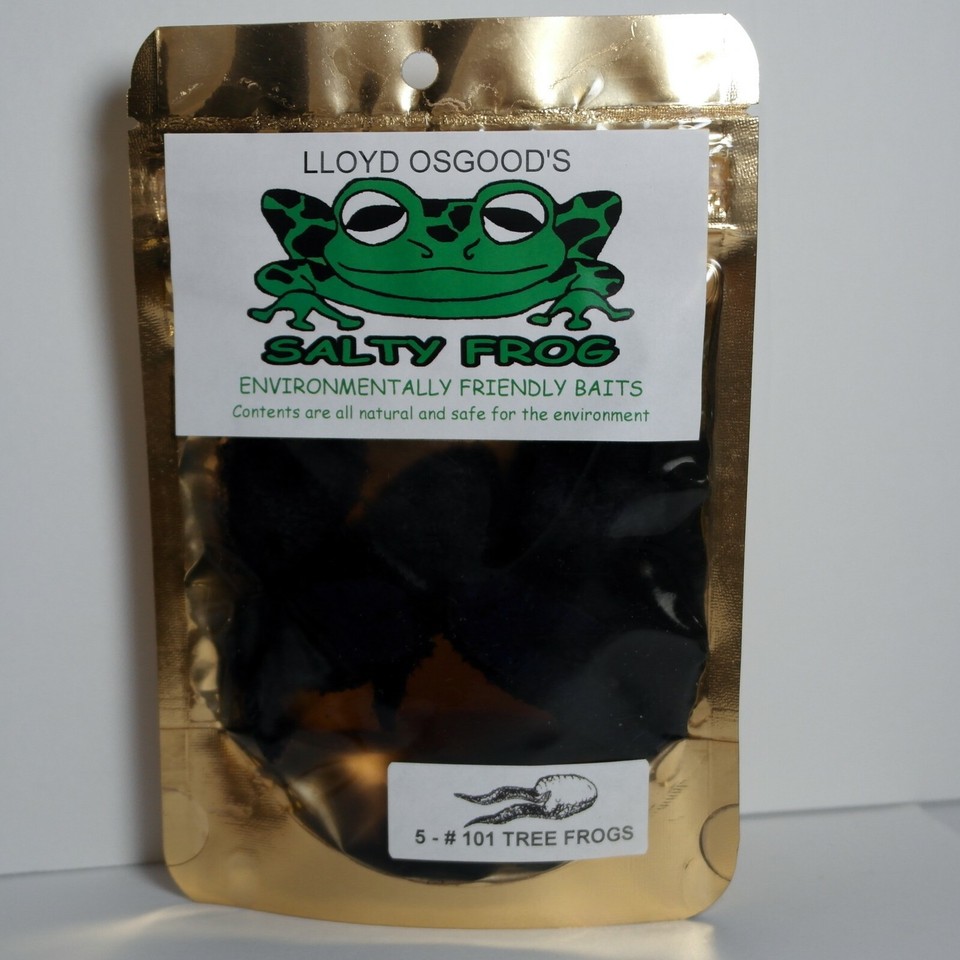 Uncle Josh # 101 type SALTY FROG Pork Rind Bait Frogs | eBay