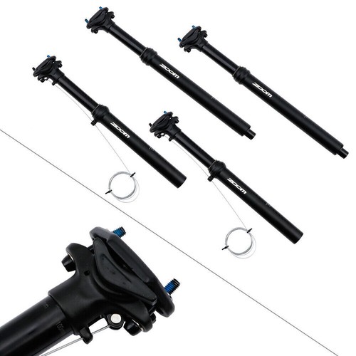 375MM 100MM External Routing Dropper Post Seatpost Adjustable Bike 30.9 ...