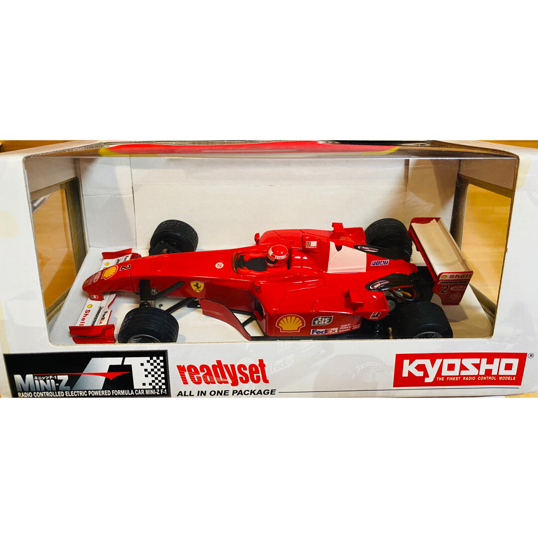 Kyosho Mini-z F-1 Ferrari F2001 Ready set RC - Hotweels Kyosho Mini-z F-1 Ferrari F2001 Ready set RC - Hotweels