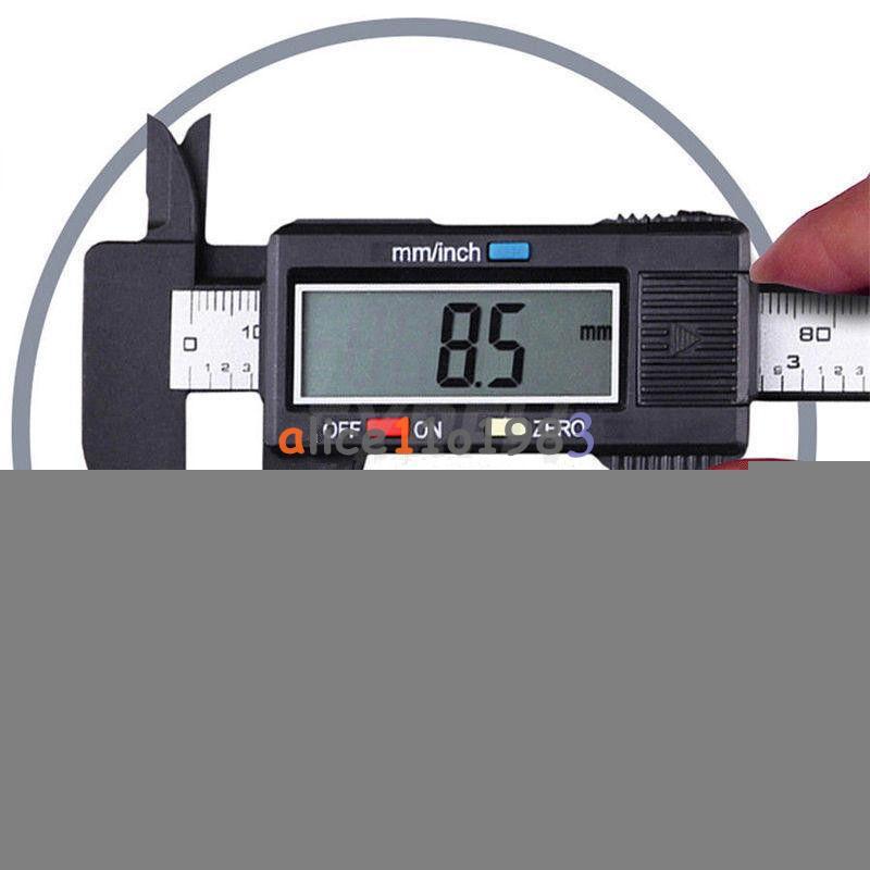 PCB Ruler LCD Electronic Carbon Fiber Vernier Caliper for Electronic ...