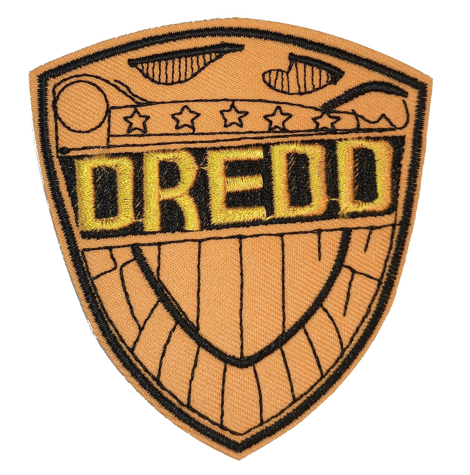 Judge Dredd Logo - Uniform Patch - Kostüm Aufnäher zum Aufbügeln neu | eBay