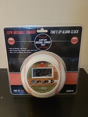 ESPN Baseball Tonight Time’s Up Alarm Clock 525987 ATC-0633 - New ...