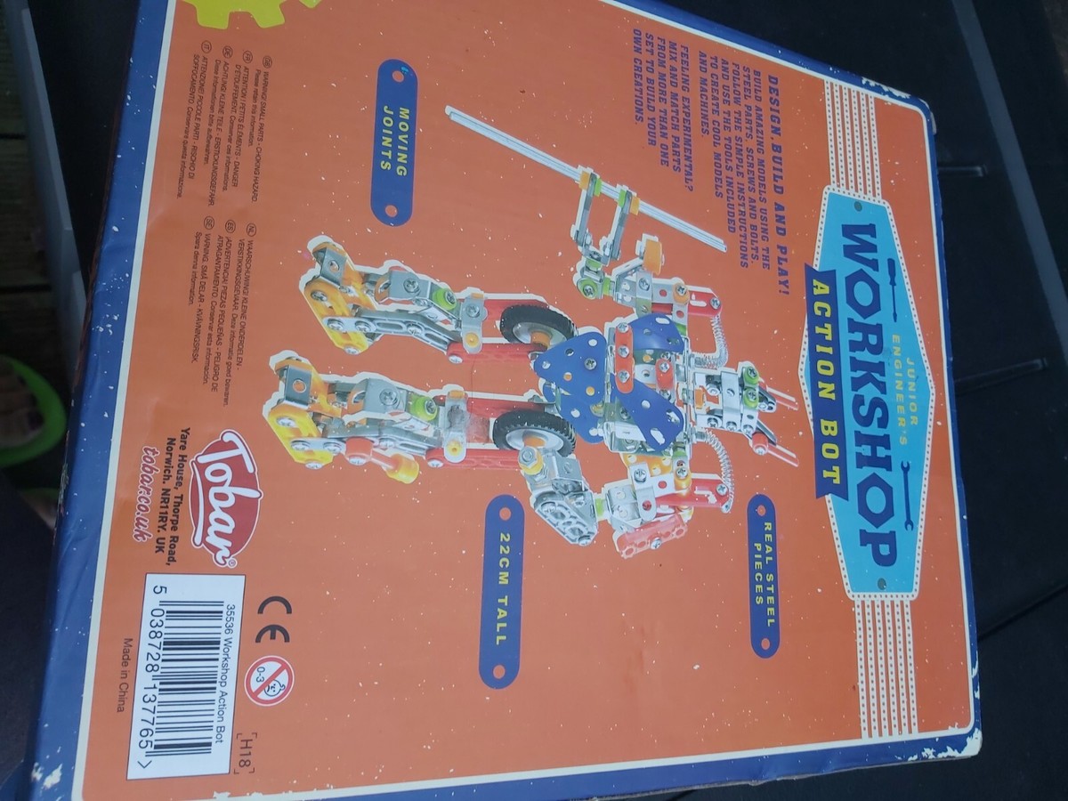 Junior Engineer Workshop Action Bot Kids Children Model Kit