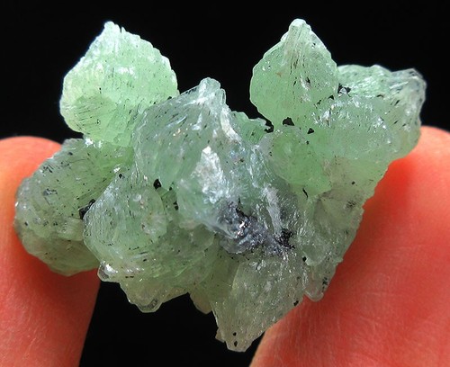10.6g PREHNITE&Manganian-babingtonite crystal mineral specimen! | eBay
