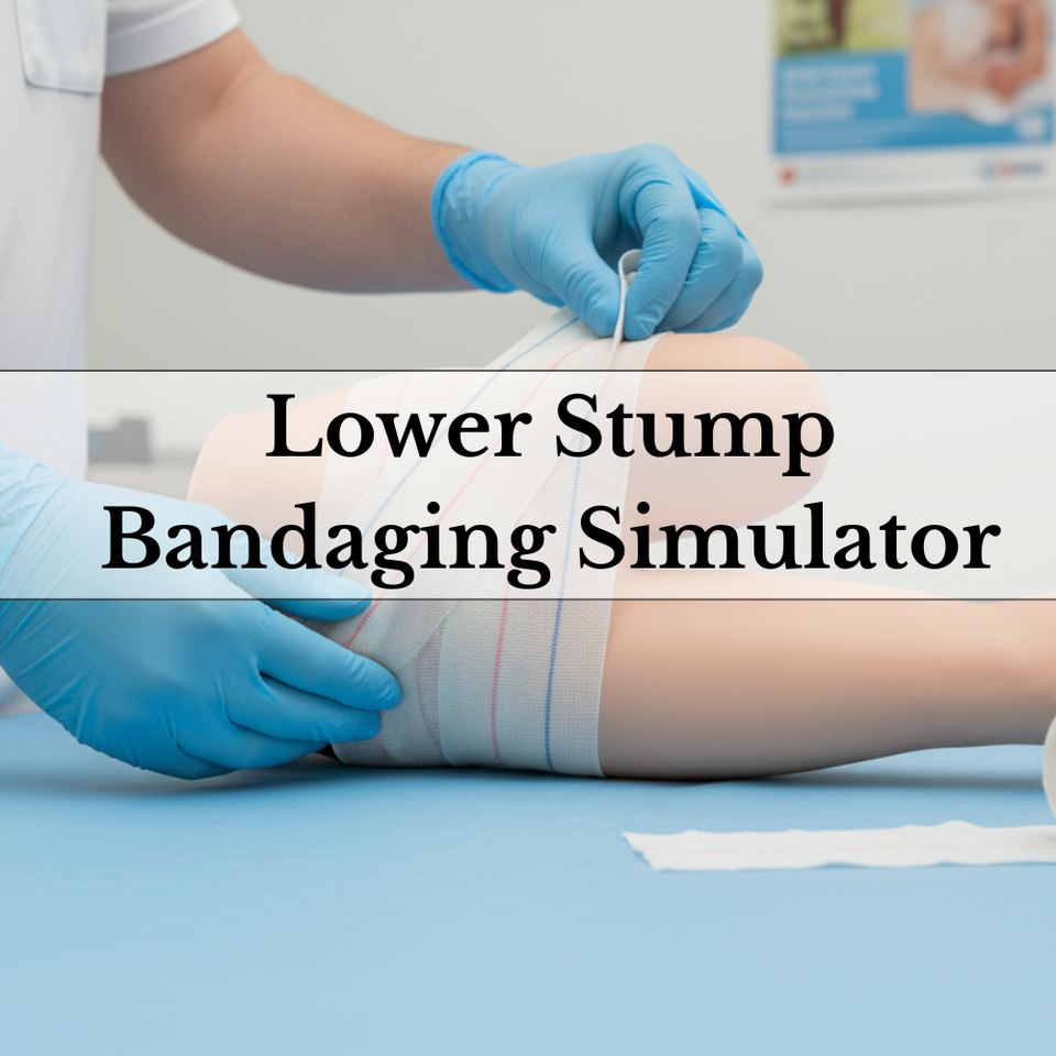 Lower Limb Stump Bandaging Training Simulator | eBay