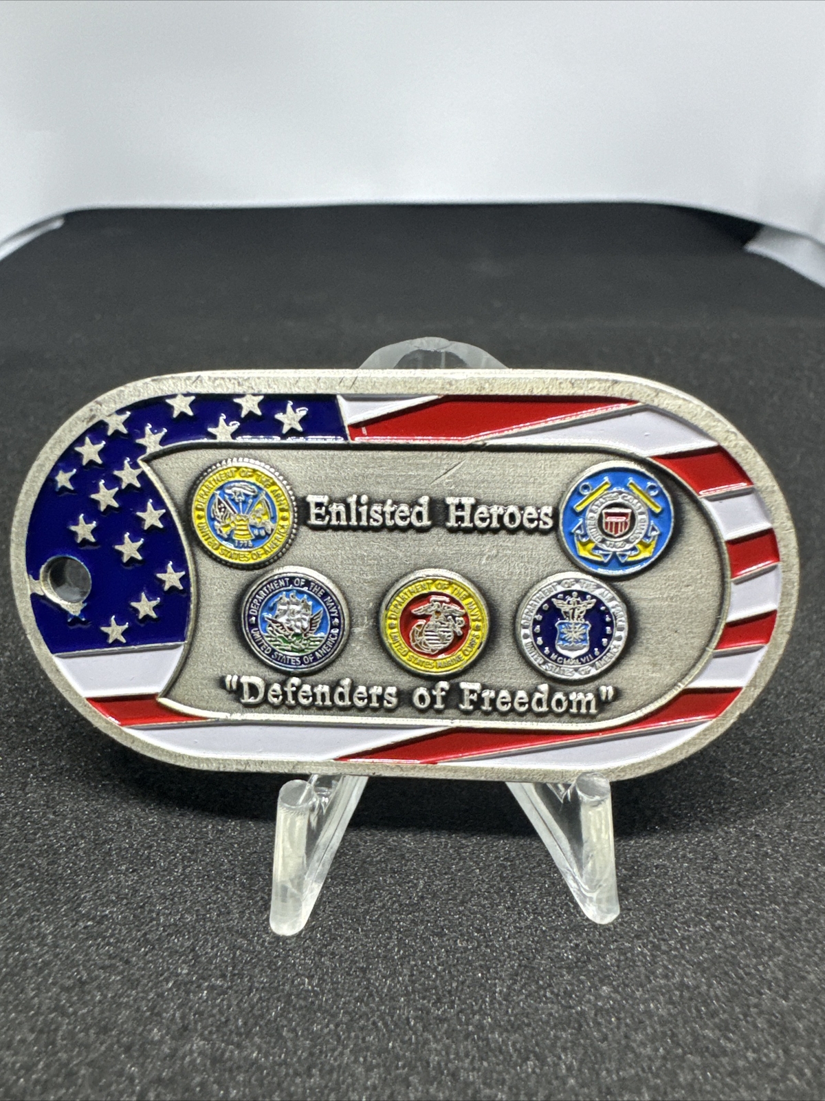 DEFENDERS OF FREEDOM 15TH ANNUAL ENLISTED INTER-SERVICE OCT. 2022 COIN ...