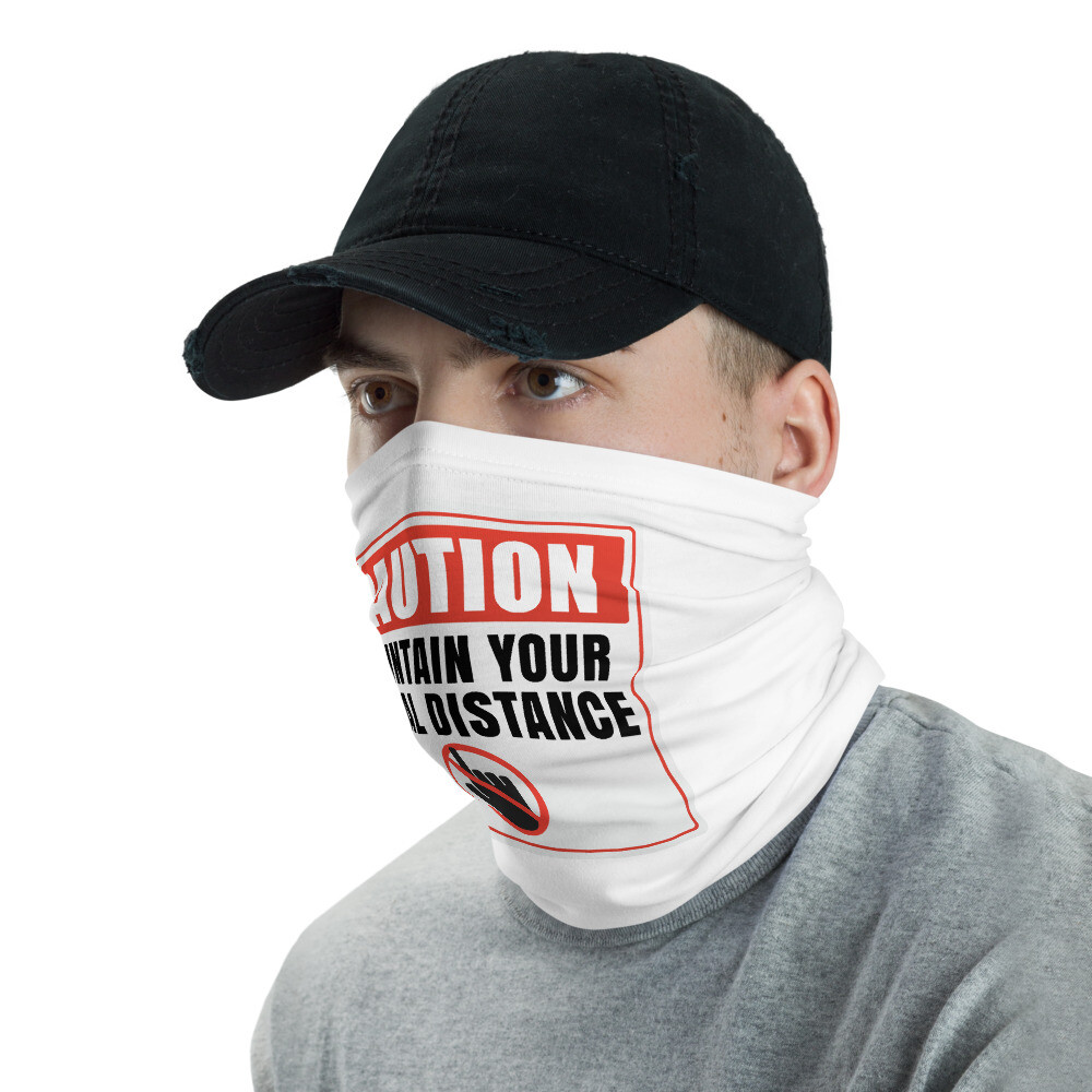Face Mask Neck Gaiter Quarantine Social Distancing Toilet Paper Funny ...