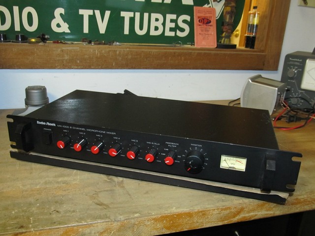 Vintage Radio Shack Mx1000 6 Channel Microphone Mixer for sale online ...