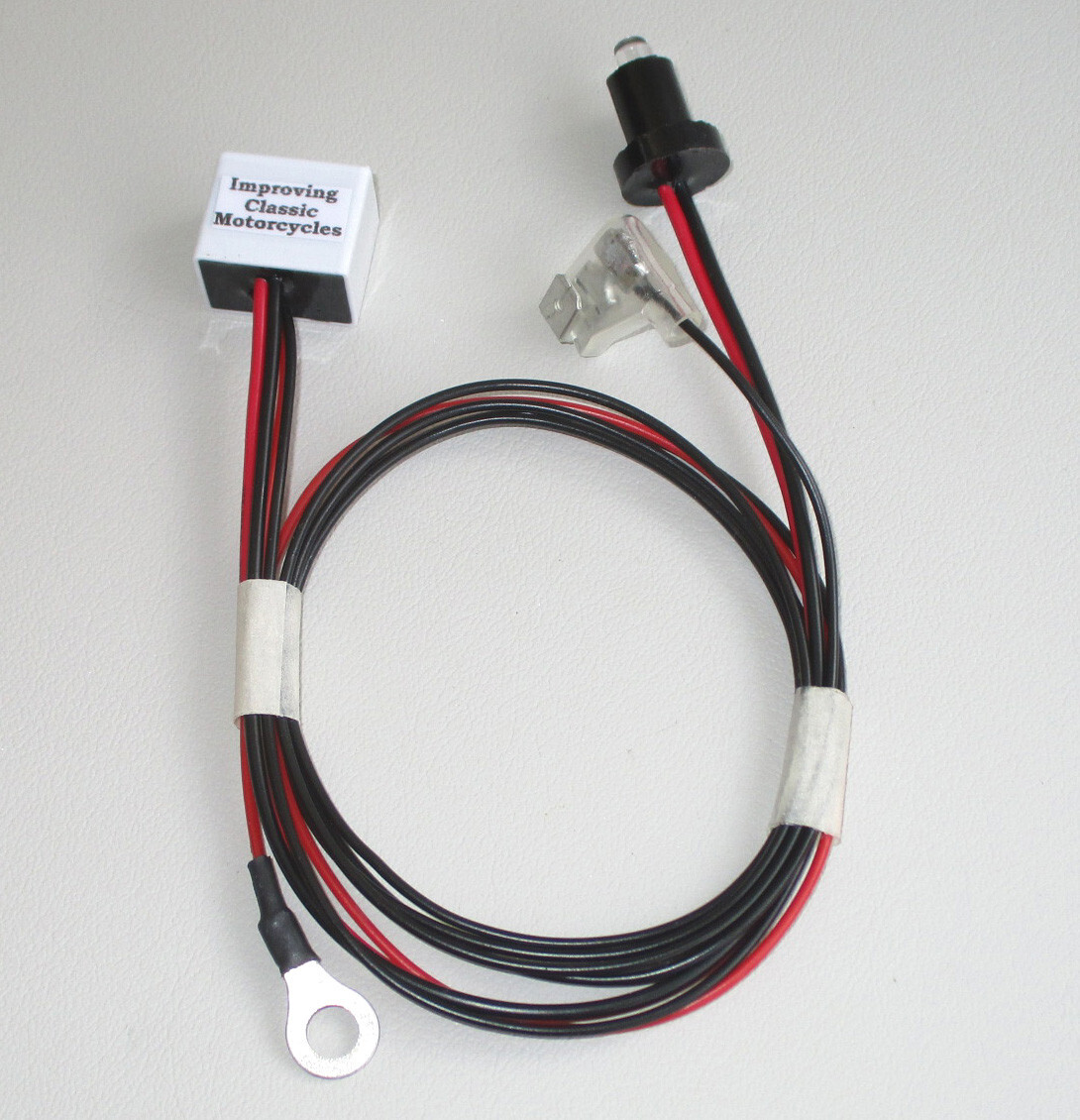 12V Battery Alternator Ignition Warning Light. Lucas style LED. BSA ...