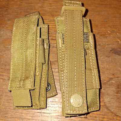 5.11 Single Pistol Mag Cover Pouch MOLLE Coyote Tan USMC magazine EACH ...