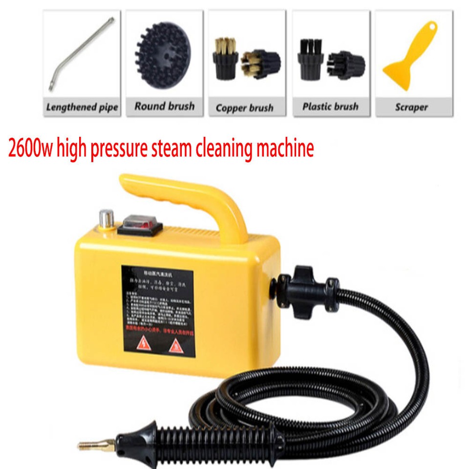 2600W High Pressure Steam Cleaning Machine Handheld Steamer Cleaner ...
