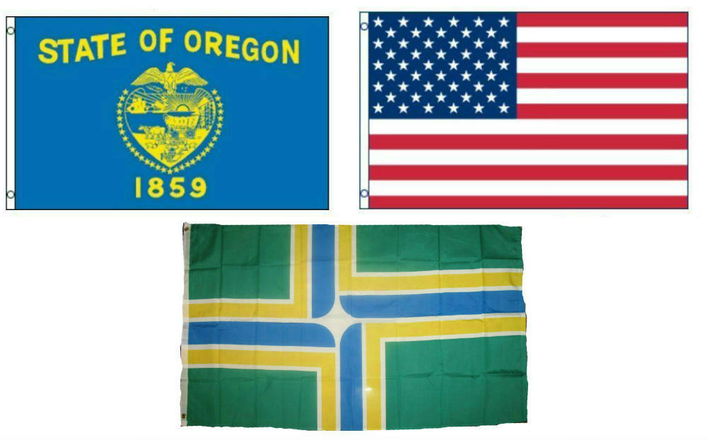 City Of Portland Oregon Flag