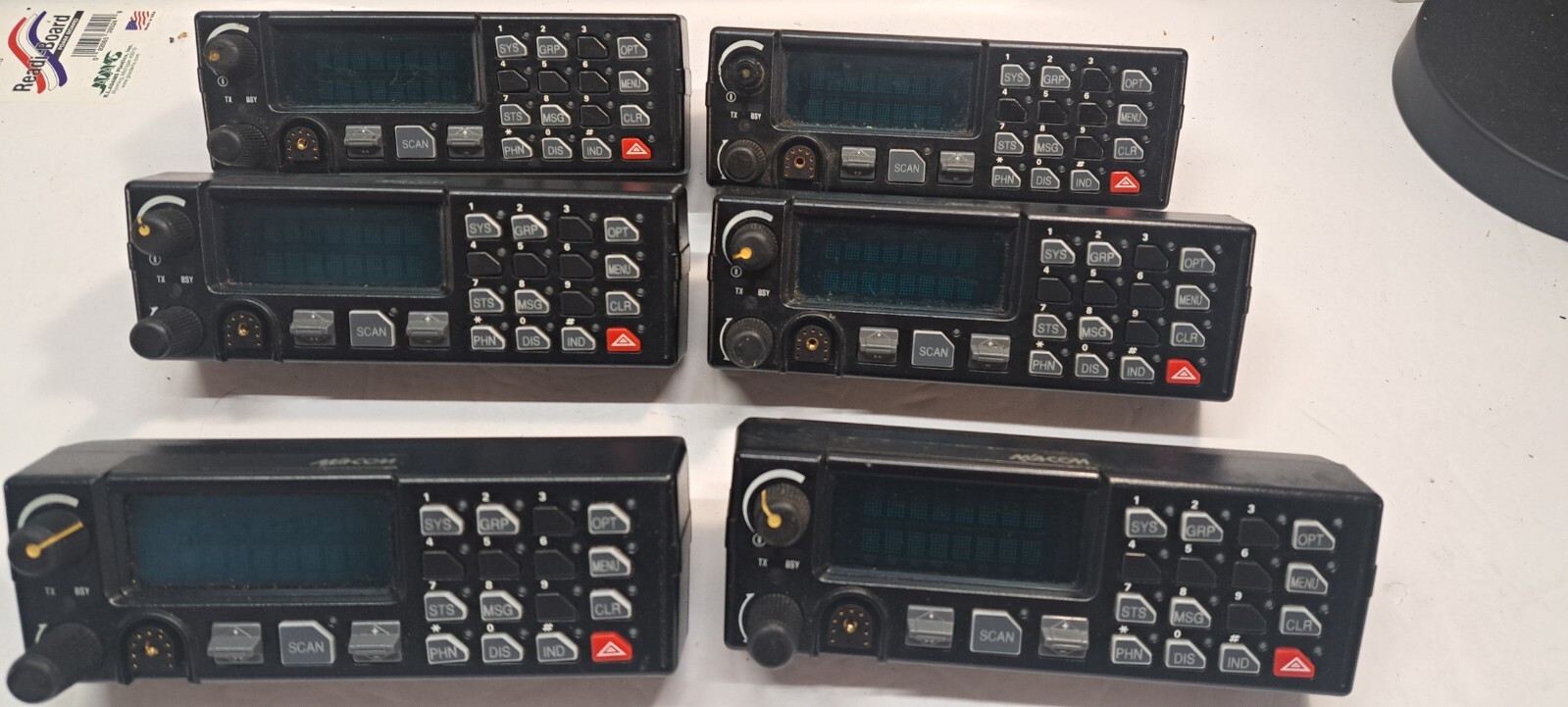 6x Ma-Com Harris M7100 Radio Control Head KRY1011632/14 | eBay